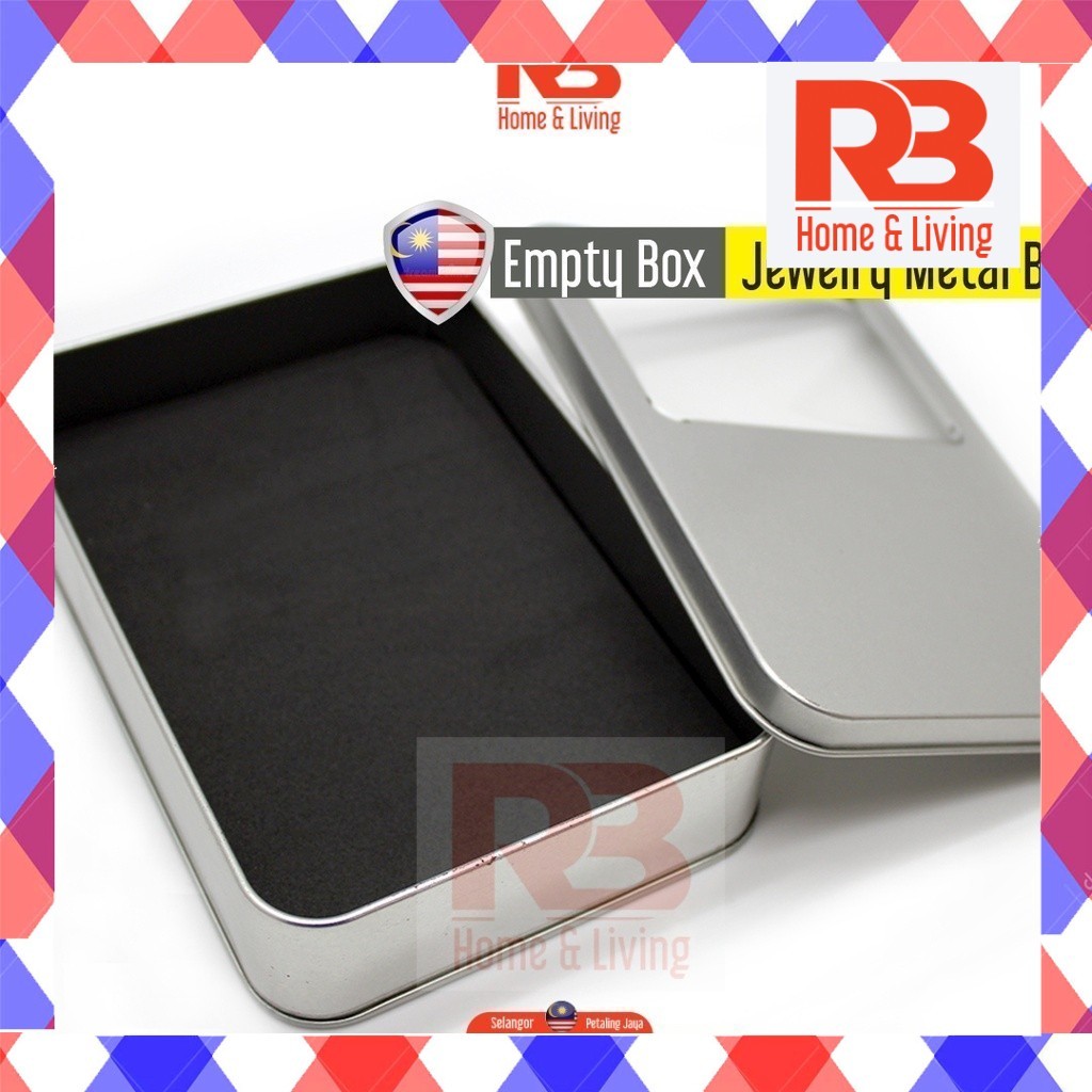 4/6inch Jewellery Box Metal Box Storage Box Metal Box Storage 3D ...