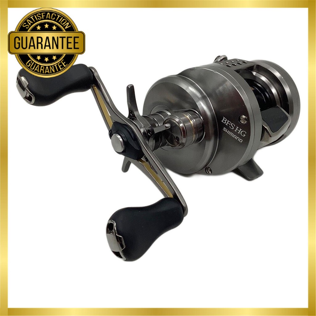 SHIMANO Calcutta CONQUEST BFS HG Bait Reel USED B | Shopee Malaysia
