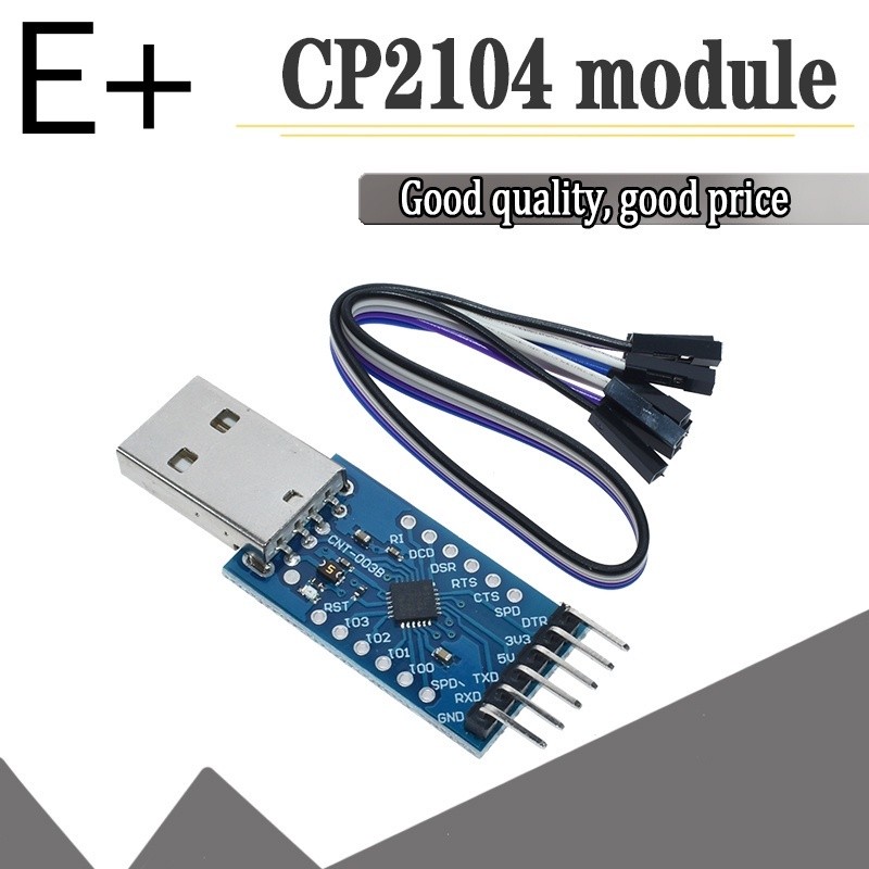 Cp2104 USB 2.0 to TTL UART 6PIN Module Serial Converter STC PRGMR Replacement CP2102 and Dupont ...