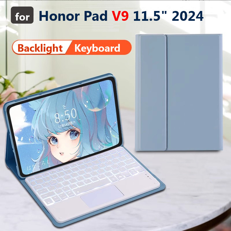 Case with Bluetooth Keyboard for Honor Pad V9 2024 11.5 Inch for Honor ...