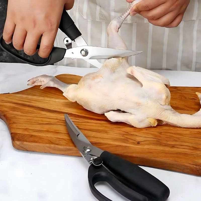 Heavy Duty Stainless Steel Chicken Bone Scissors Kitchen Scissors Fish ...