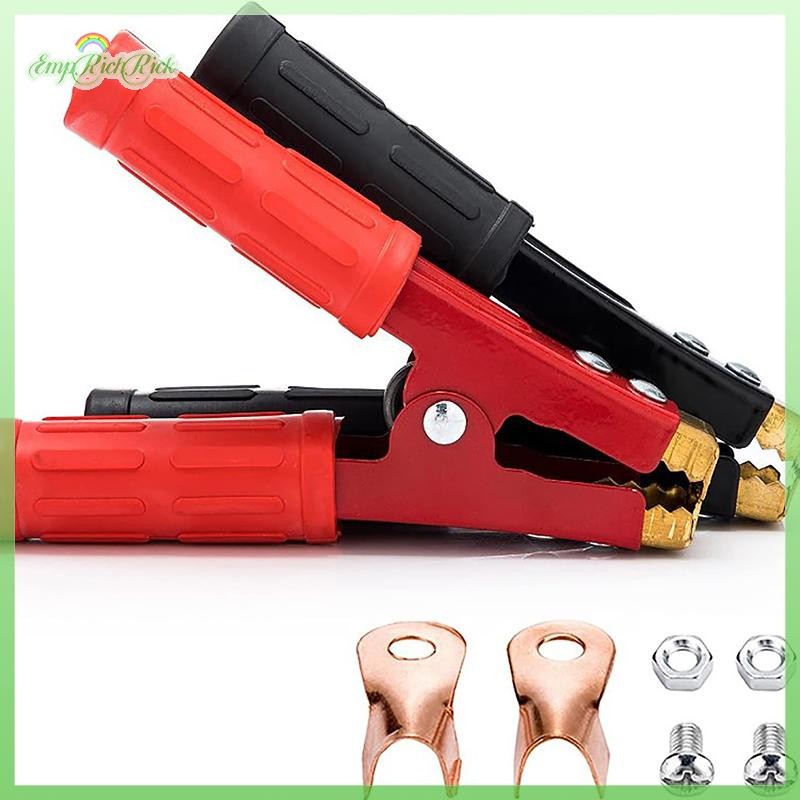 ERHK> 2pcs 1000A Heavy Duty Copper Alligator Clips Terminal Test ...