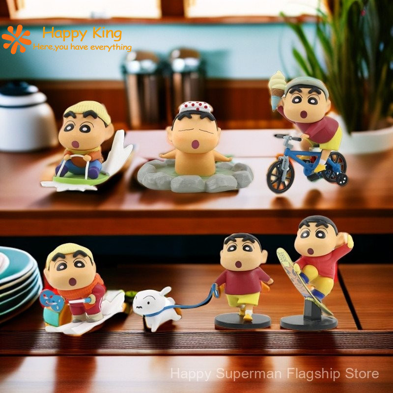 Crayon Shin-Chan Ski Sports Series Hot Spring Shin-Chan Figure Fun ...