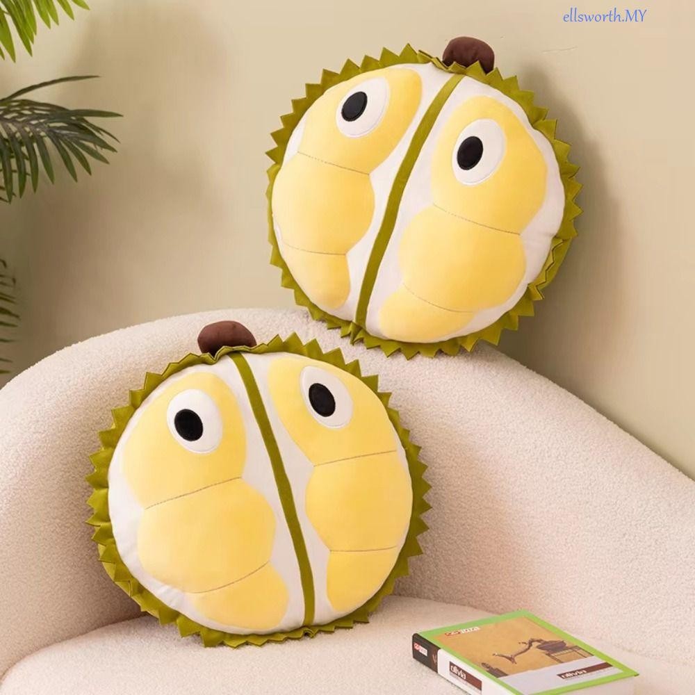 ELLSWORTH Fruit Durian Plush Pillow, Fluffy Appease Durian Plush Toy ...