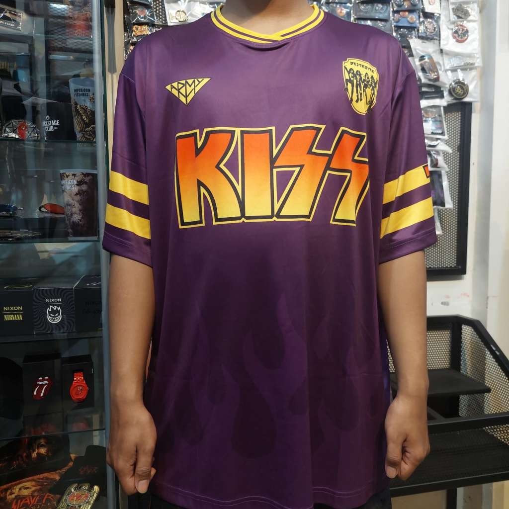 Original Official KISS DESTROYER ROCK FC Jersey | Shopee Malaysia