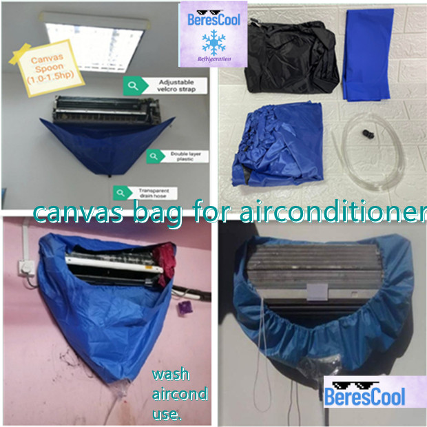 canvas bag airconditioner service cleaning bag wall mounted aircond ...
