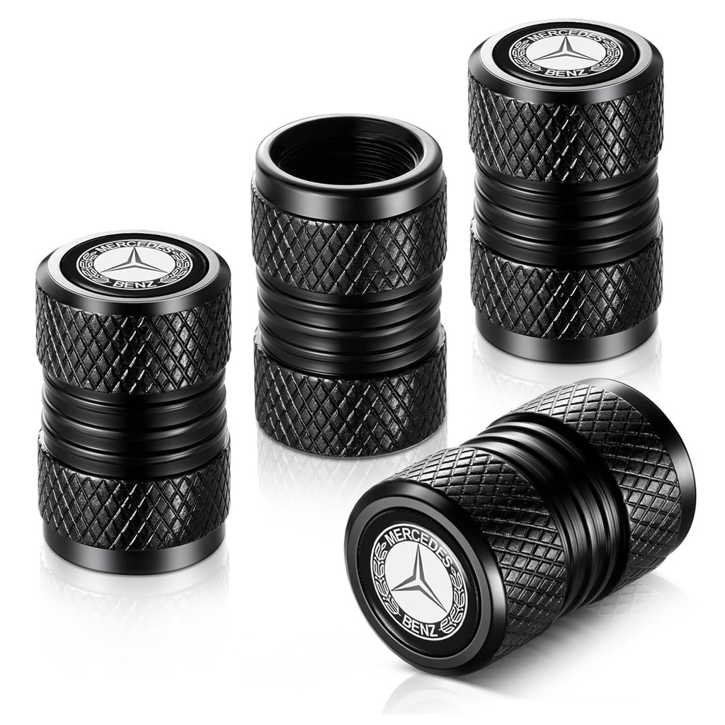 Tire Valve Stem Caps, Compatible with Mercedes Benz Series Stem Cap ...