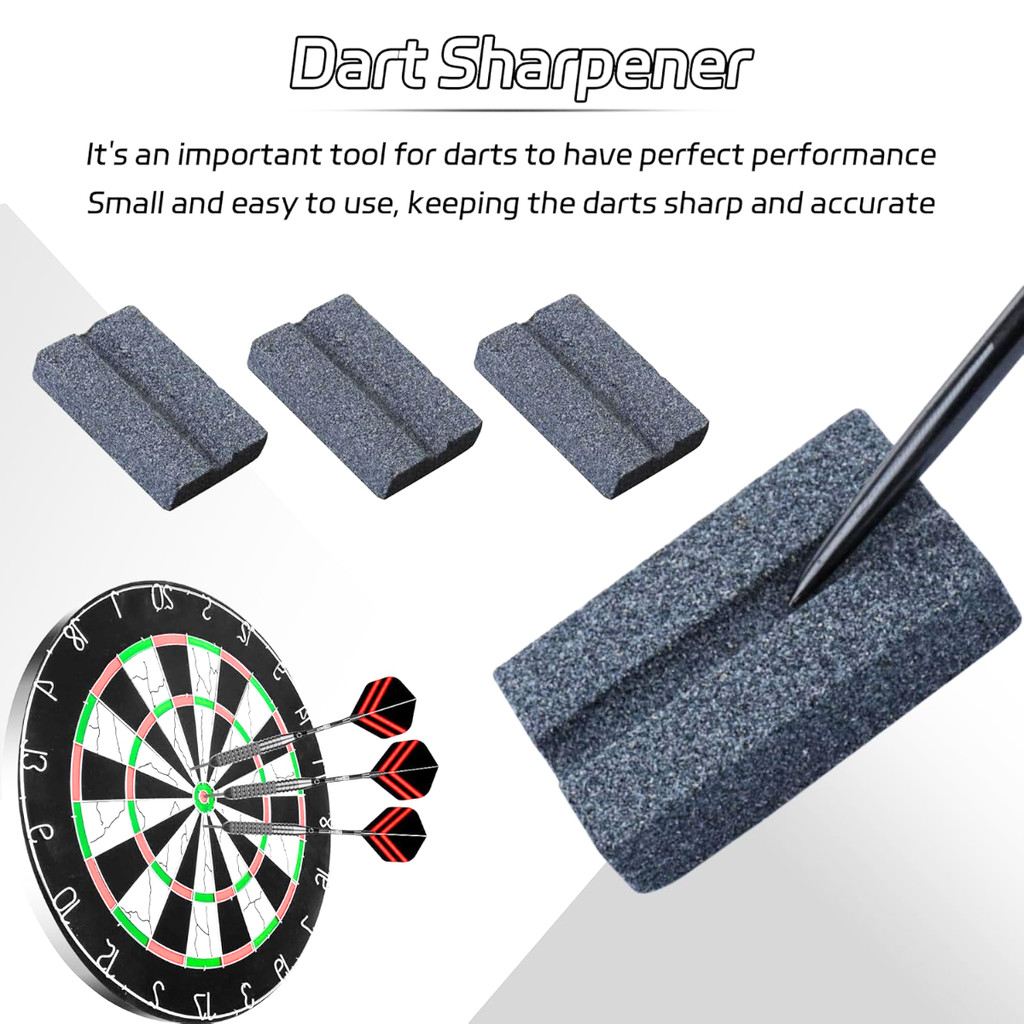 FIRMCROSS Dart Sharpener - V Sharp Design Sharpening Stone Steel Tip Darts (Batu Asah) | Shopee ...