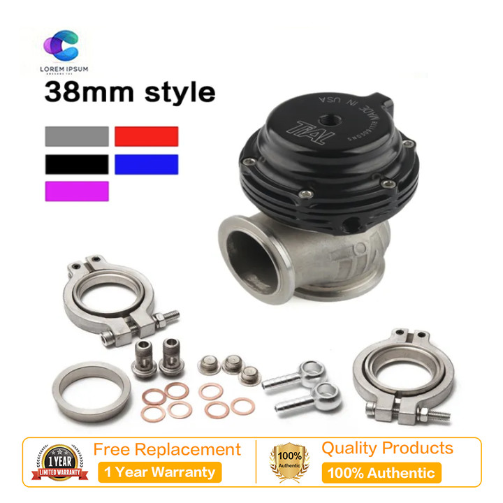 Universal 38mm External Wastegate V-Band Flanged Turbo Waste Gate For ...