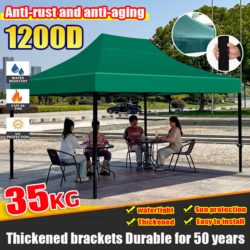 6x6 8x8 6x10 10x15 10x20Ft khemah camping waterproof canopy tent khemah ...