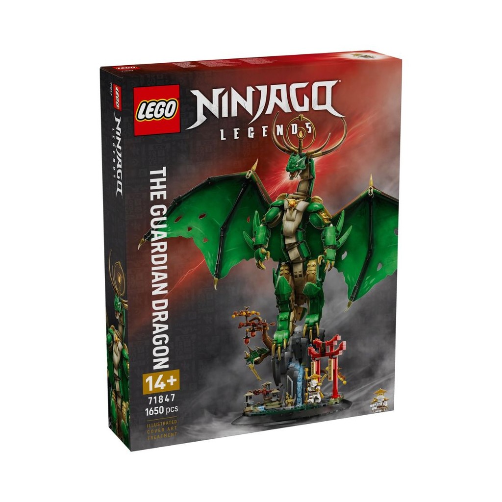 LEGO 71847 NINJAGO The Guardian Dragon Building Toy Set (1650 Pieces ...
