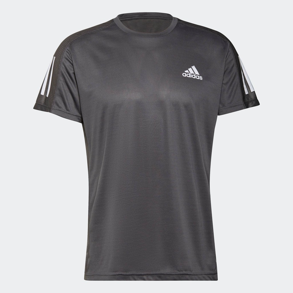 adidas Running Own the Run Tee Men Grey H34487 | Shopee Malaysia