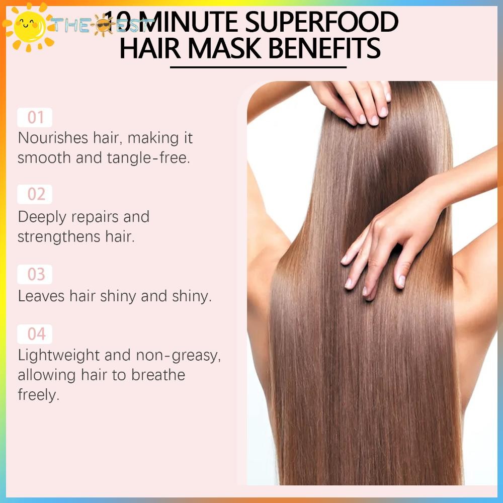 THEBEST EELHOE 10 Minute Superfood Hair Mask | Shopee Malaysia