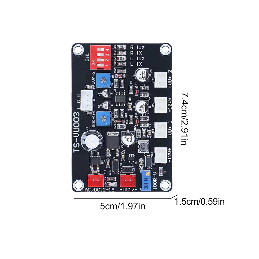 TS VU003 Adjust VU Meter Driver Panel VU Meter Driver Board High ...