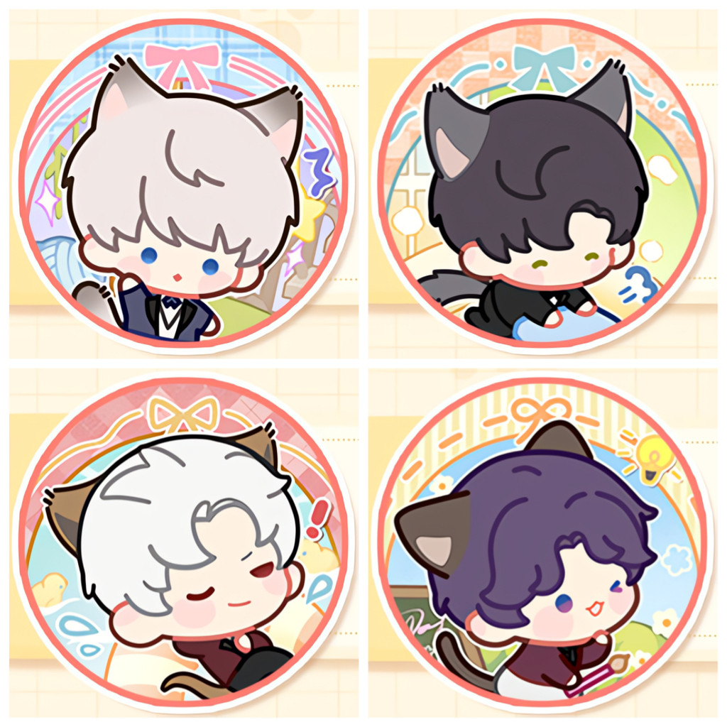 Love and Deep Space Badge Q Version Meow Qin Cheqi Yu Shen Xinghui Li ...