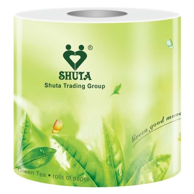 10 Rolls/1pack Shuta Tissue Roll Green Tea Classic Roll Paper(S-0011 ...