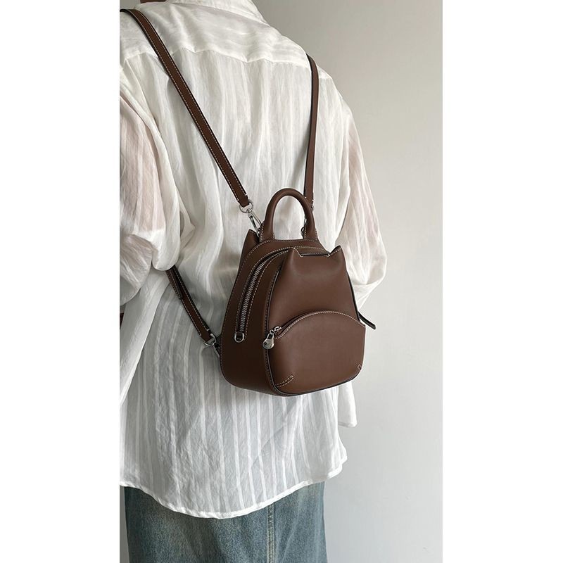 Niche designer cat ears backpack bag women's 2024 new vintage ...