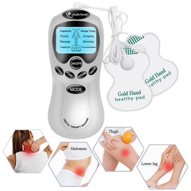 8-Mode Electric Tens Muscle Stimulator EMS Acupuncture Face Body ...