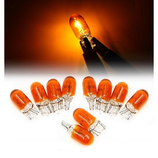 12V5W T10 BULB SIGNAL / METER MENTOL 12V 10W UNIVERSAL CAR MOTORCYCLE ...