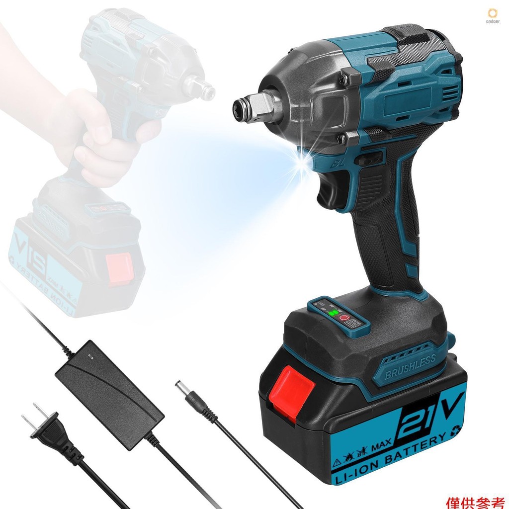 Household 21V Electric Wrench Brushless Motor High Torque Power Tool ...