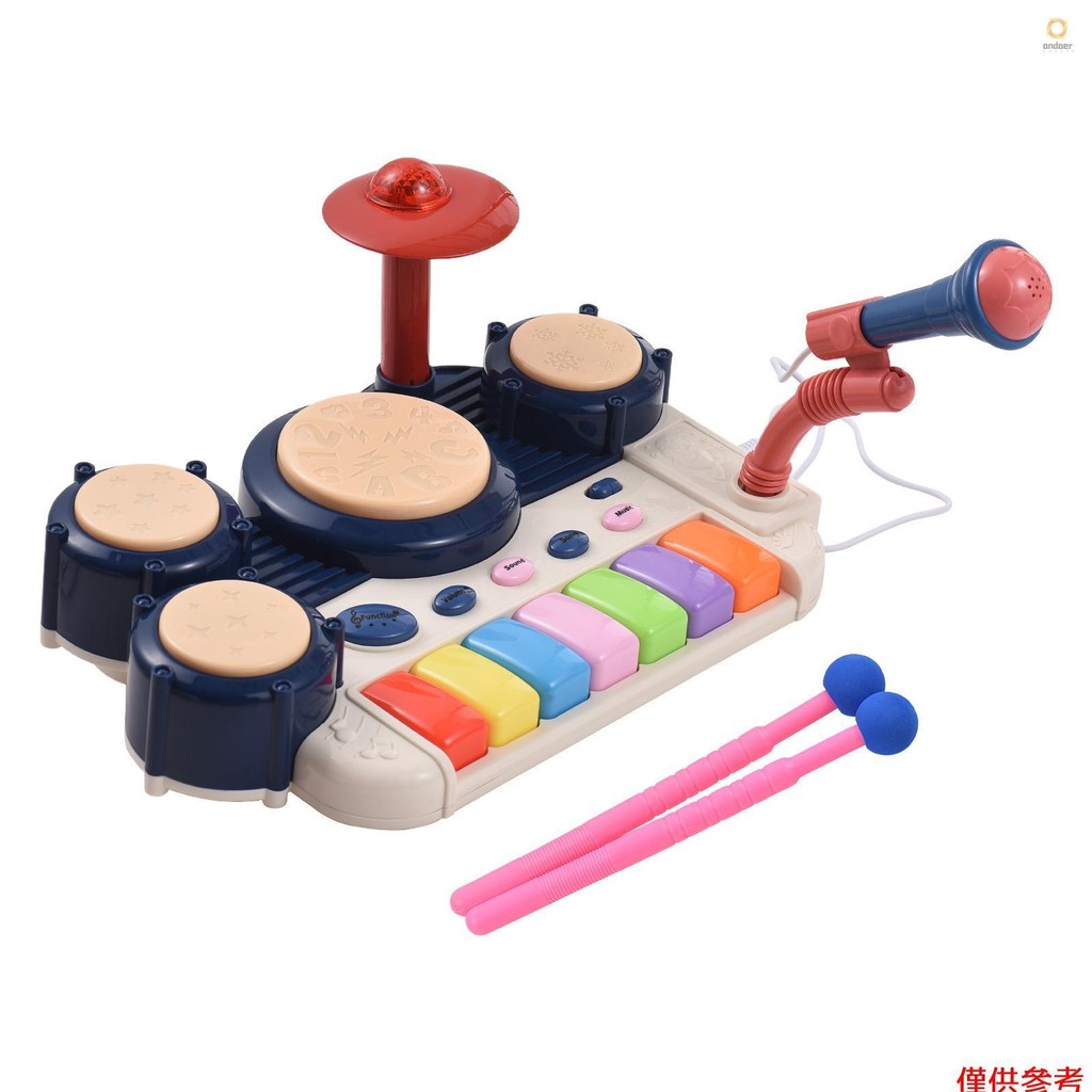 Electric Music Drum Piano Keyboard Drum Set Birthday Gifts Musical ...