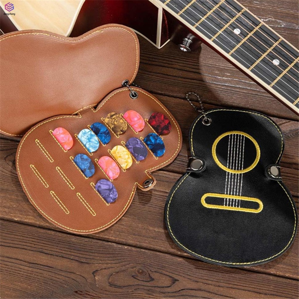Personalized Guitar Pick Case Premium Materials with Slim and Compact ...
