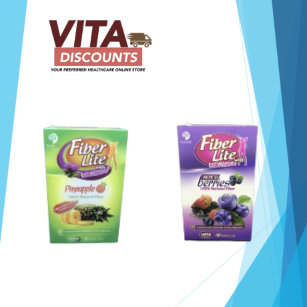 NUTRILIFE FIBER LITE SACHETS MIXED BERRIES / PINEAPPLE 18G 10S EXP01 ...