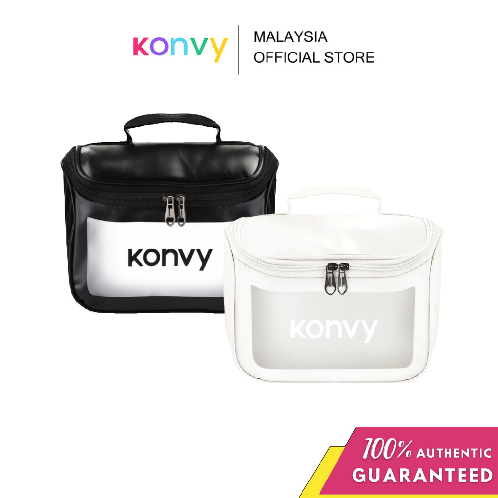 Konvy Waterproof Toiletry Bag (2 TYPES TO CHOOSE) | Shopee Malaysia