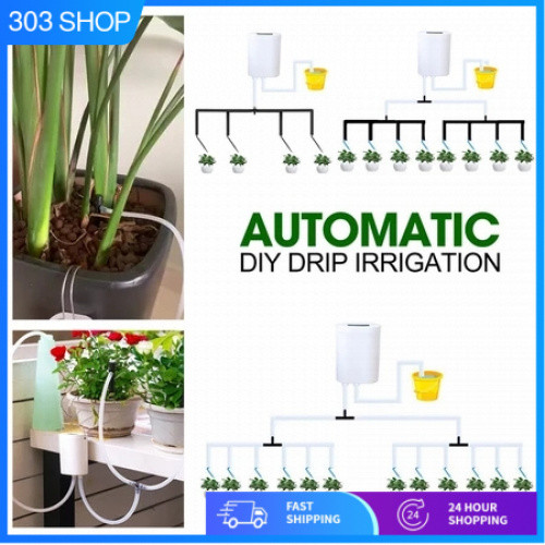 Automatic Watering Dropper Pump Flowers Plants Water Pump Controller ...