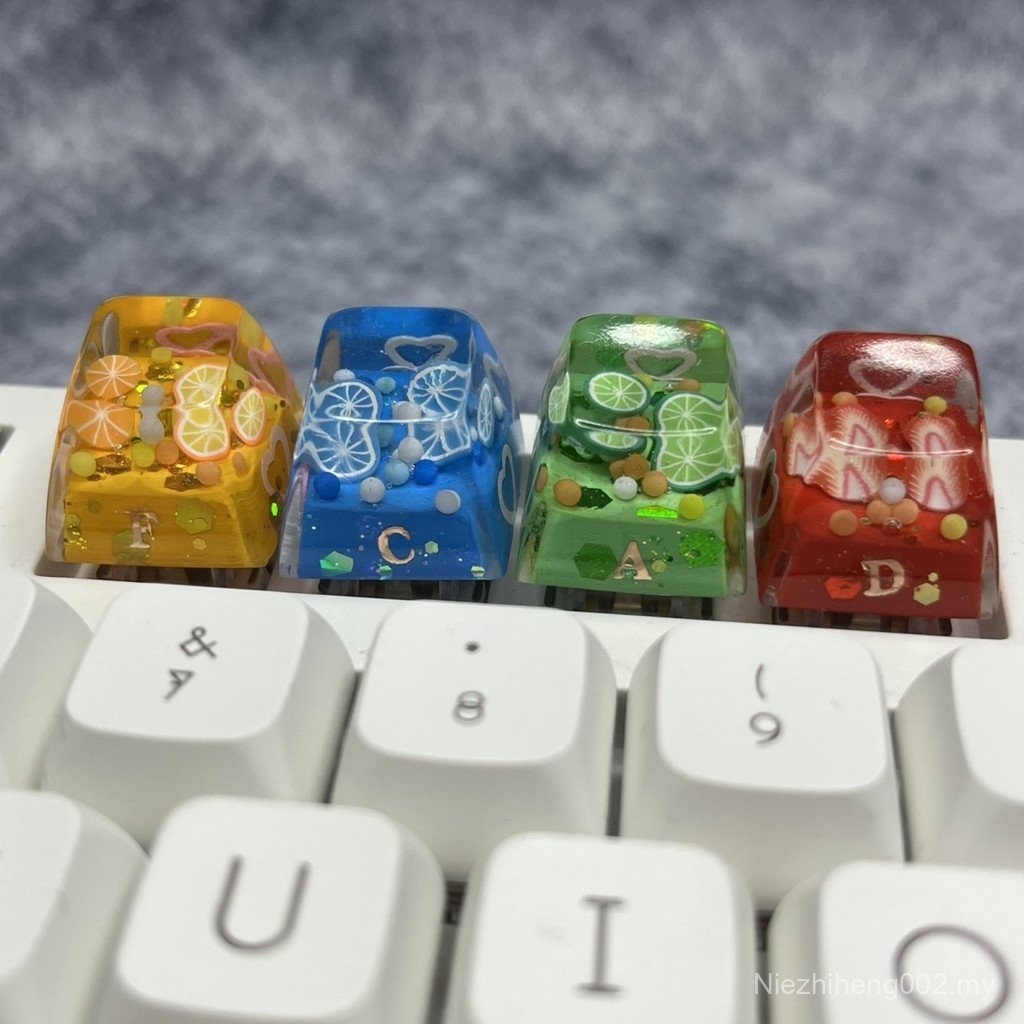 Original Unique Creative Lemon Transparent Keycap SA Height ESC Cross ...