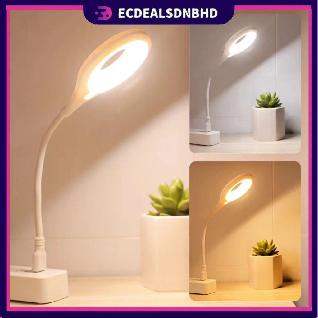 Mini Portable LED Night Light Table Lamp 智能声控灯 Smart Voice Control ...