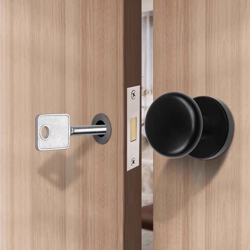 Invisible Door Lock Single-Sided Lock with Keyhole Background Wall Door ...