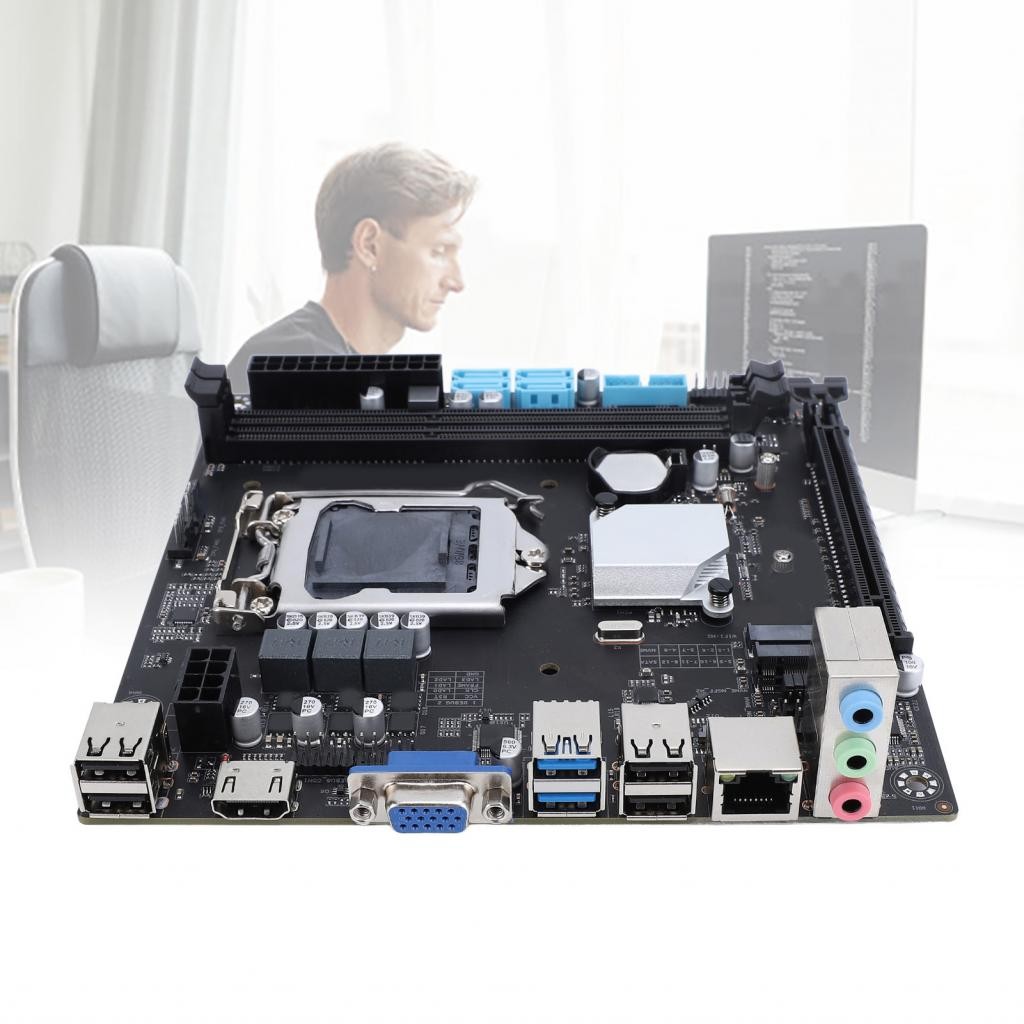 Apill NGFF M.2 Motherboard B85M I 240mAh DDR3 4 PCIE3.0 X16 for Games ...