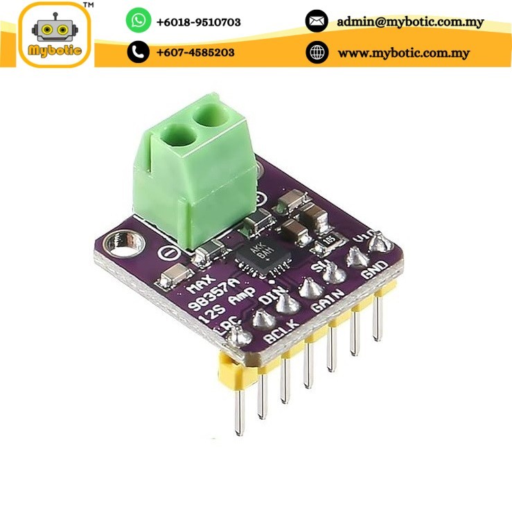 MAX98357 I2S Audio Amplifier Module Filterless Class D | Shopee Malaysia