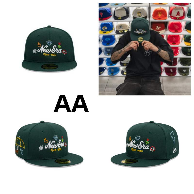 AA Gorra.de.New/Era Scribble 59FIFTY Cerrada.Verde – Cap Mexico New Men ...