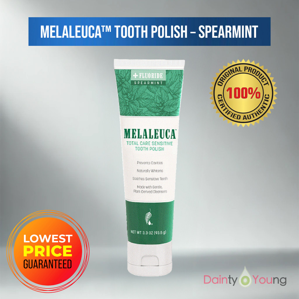 Melaleuca Total Care Sensitive Tooth Polish – Spearmint | Shopee Malaysia
