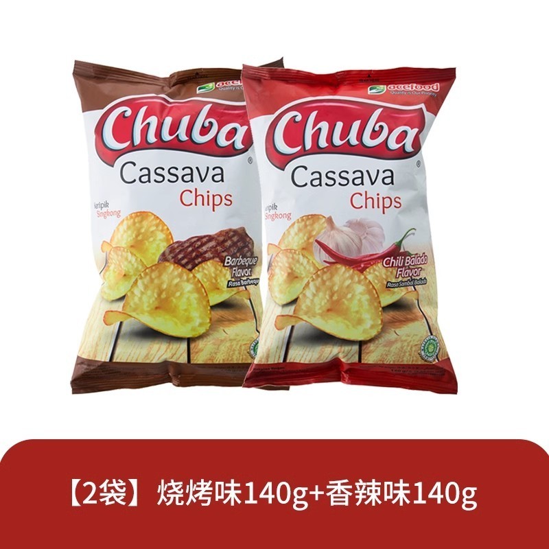 Shop Indonesia Imported chuba chuba Chips Chasing Drama Spicy Barbecue ...