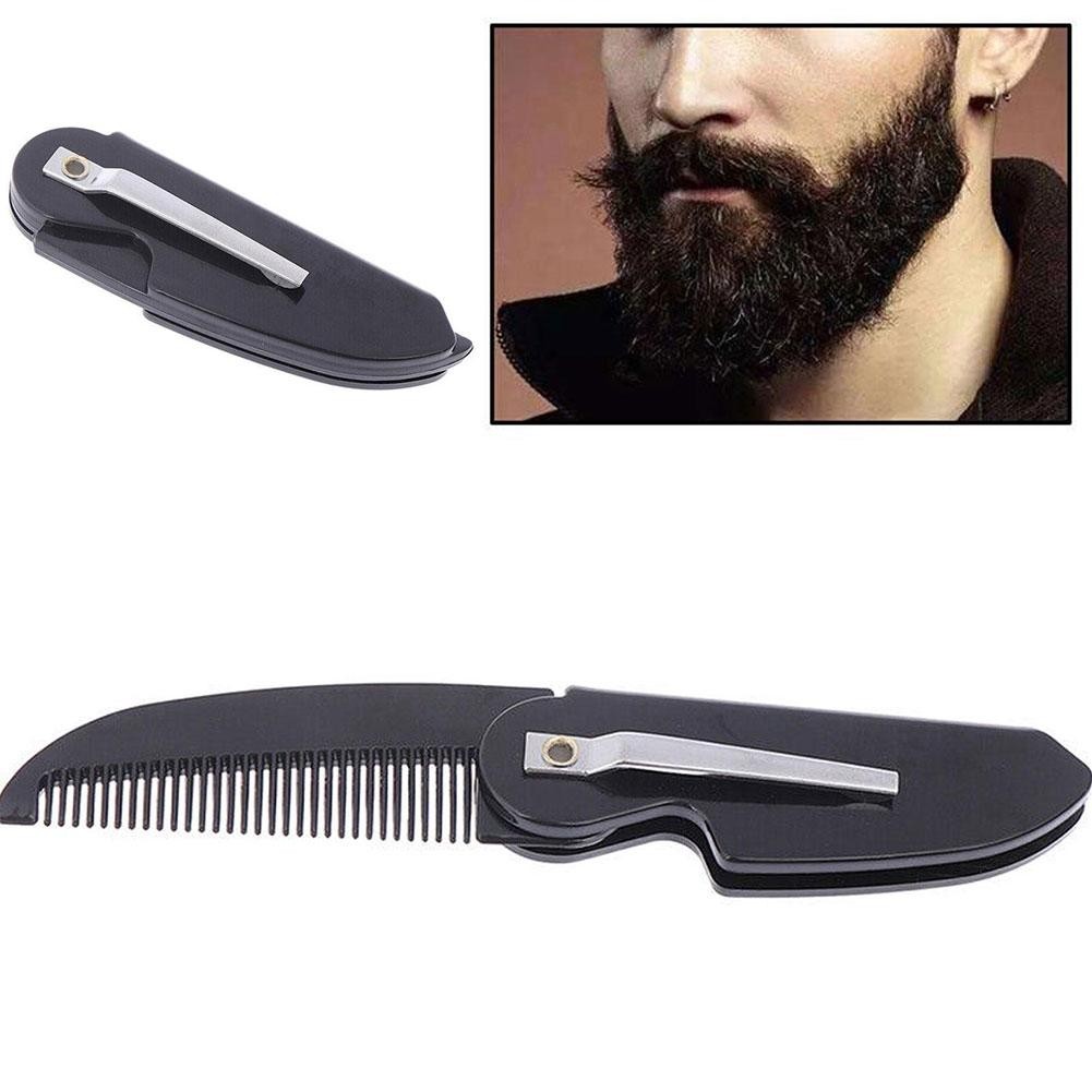 Reusable Beard Comb Mustache Styling Tool Portable Anti-static Mustache ...