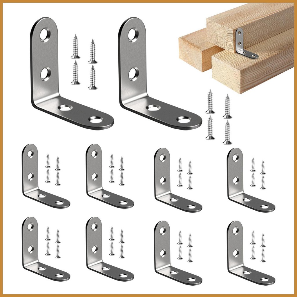 L Shape Bracket Corner Brace Corner Bracket Angle Brackets Stainless ...