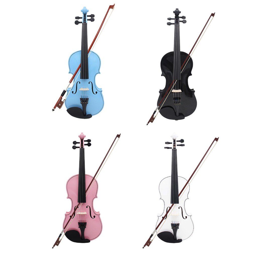 [uguuiya] 4/4 Violin Wood Fiddle Sturdy with Case Violin Portable ...