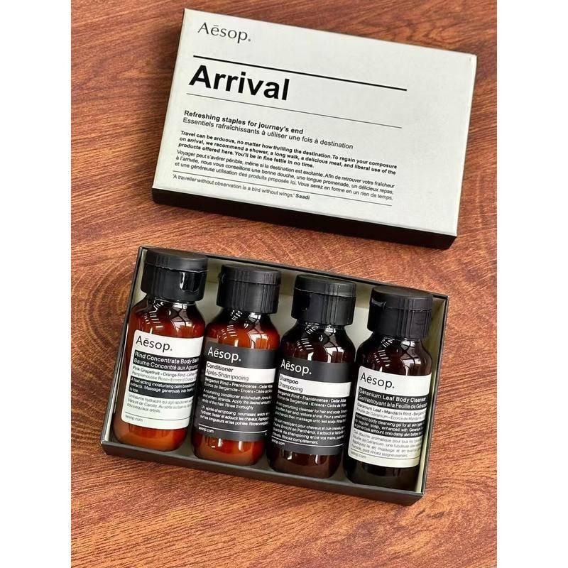 【Aesop】Arrival Box 4-piece set (Classic shampoo 50mL+ classic ...