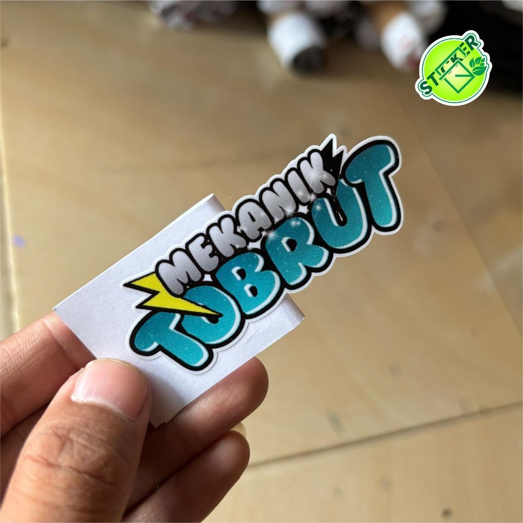 Printcut UNIT STICKER MEKANIK TOBRUT JUST STICK | Shopee Malaysia