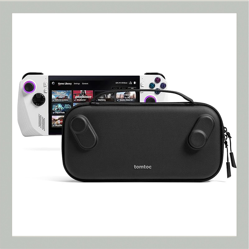 tomtoc ROG Ally Hard Case Slim Carrying Case for ROG Ally X Joystick ...
