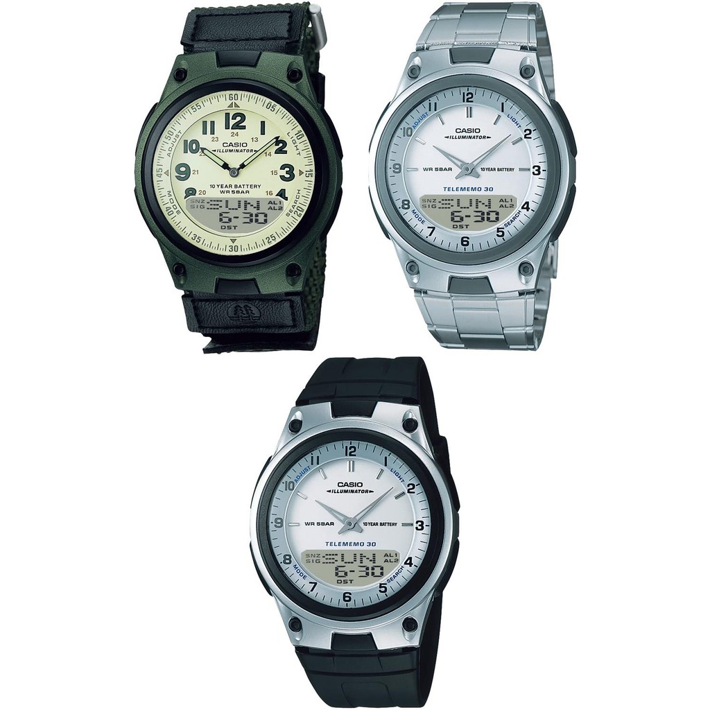 [Casio] Watch Casio Collection AW-80D-7AJH Men's Silver ,Khaki (5 ATM ...