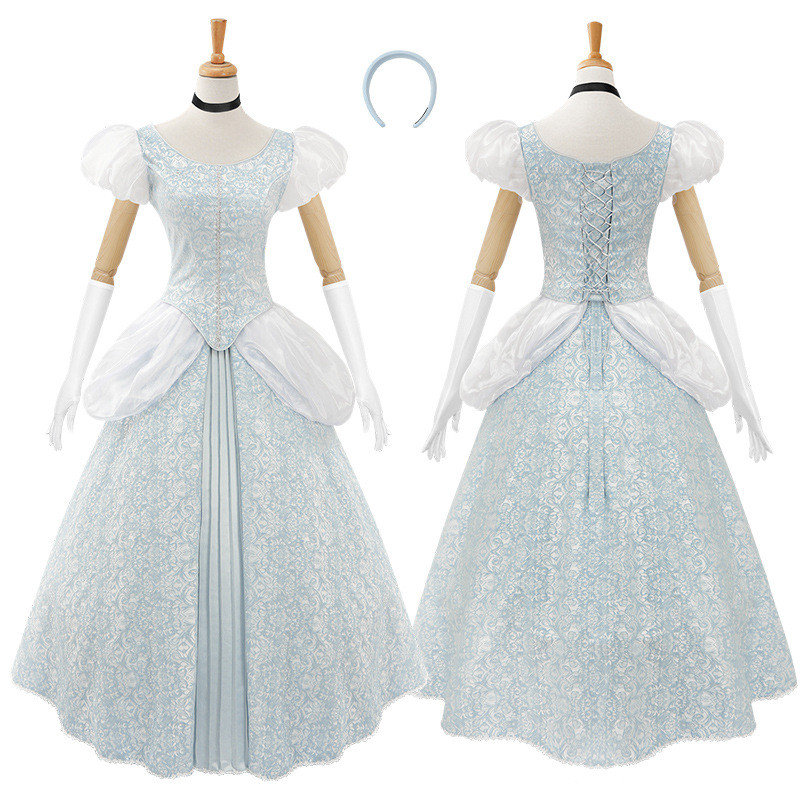Halloween cosplay Cinderella Princess Light Blue Cinderella Cinderella ...