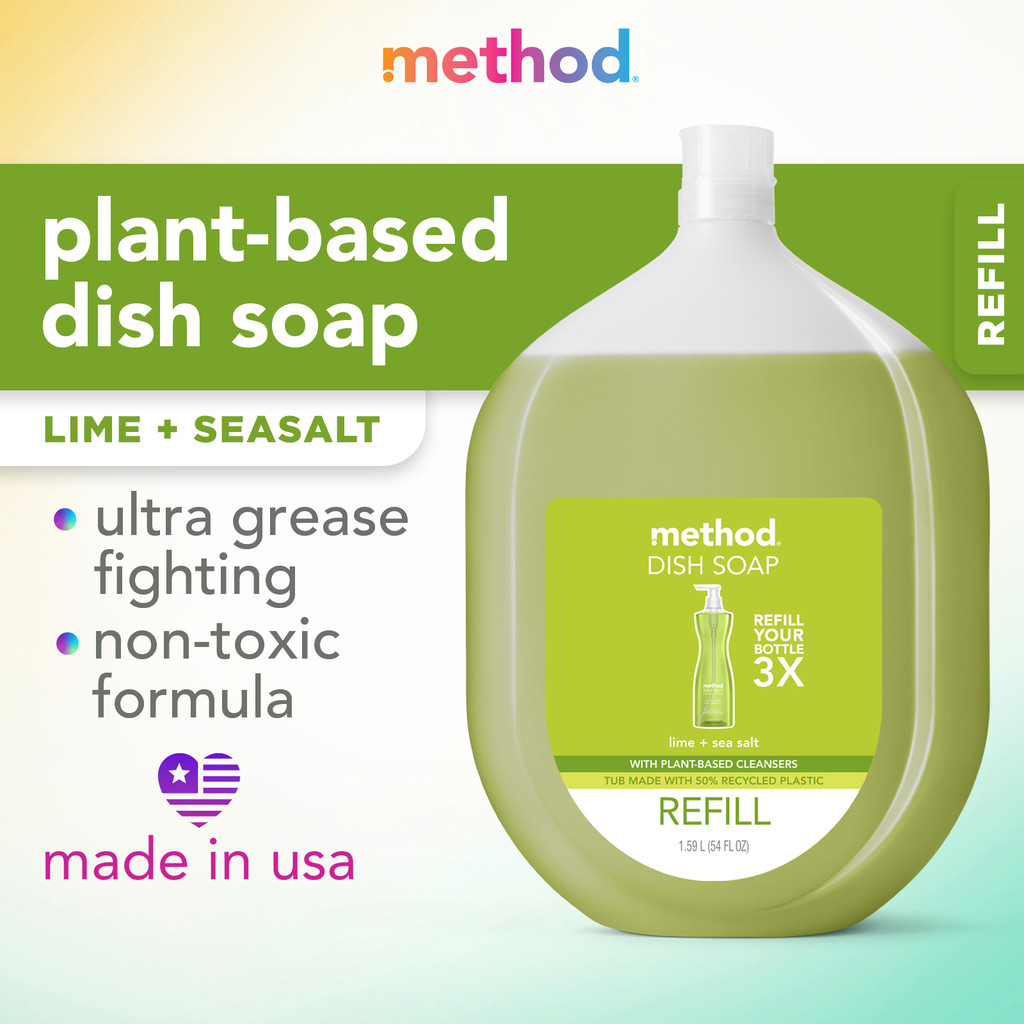 method dish soap refill - lime + sea salt 1.59L | Shopee Malaysia