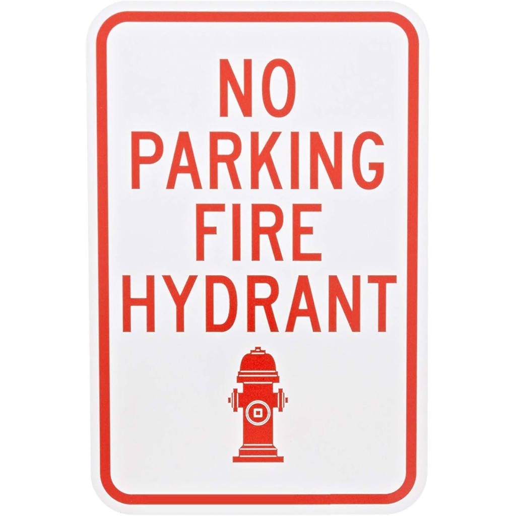 Warning Sign Traffic Control Sign No Parking Fire Hydrant Road Sign ...