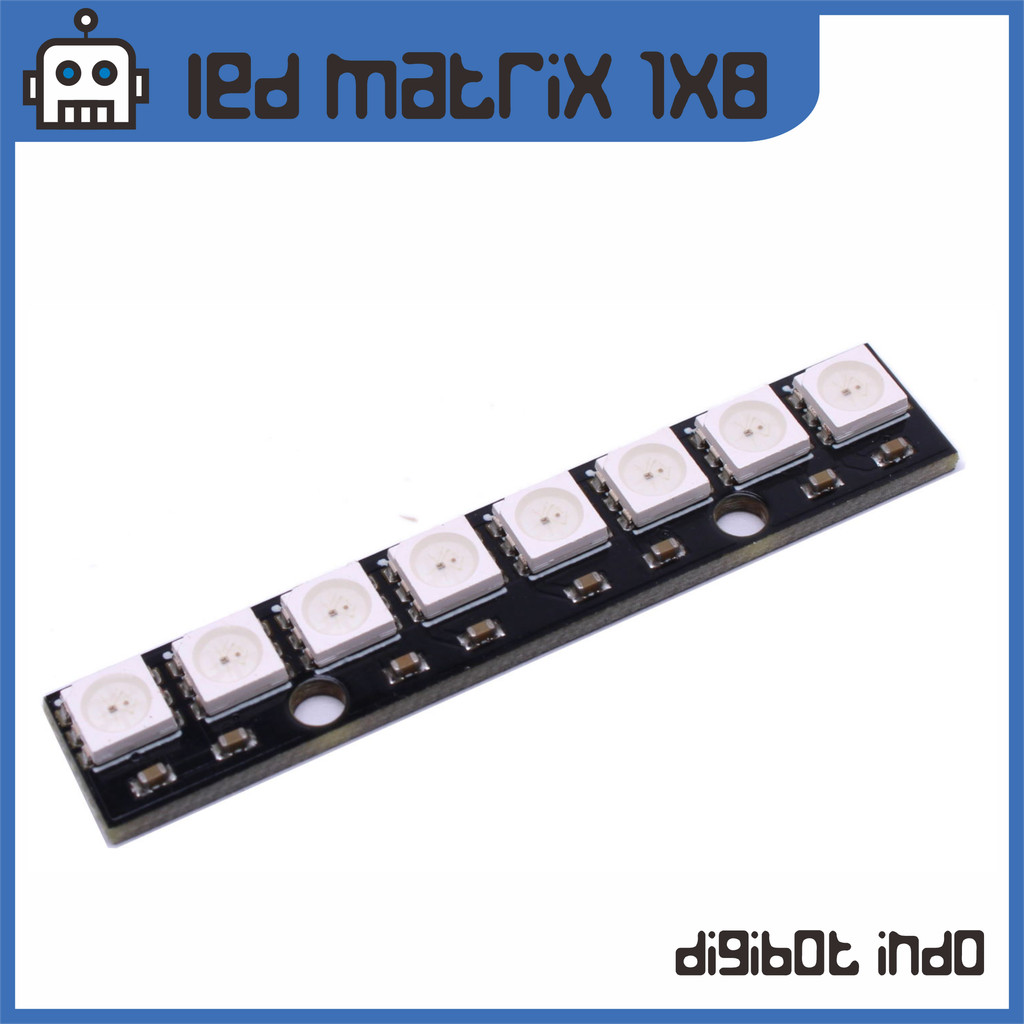 WS2812 8 LED Matrix 1x8 - 5050 - Digibot | Shopee Malaysia