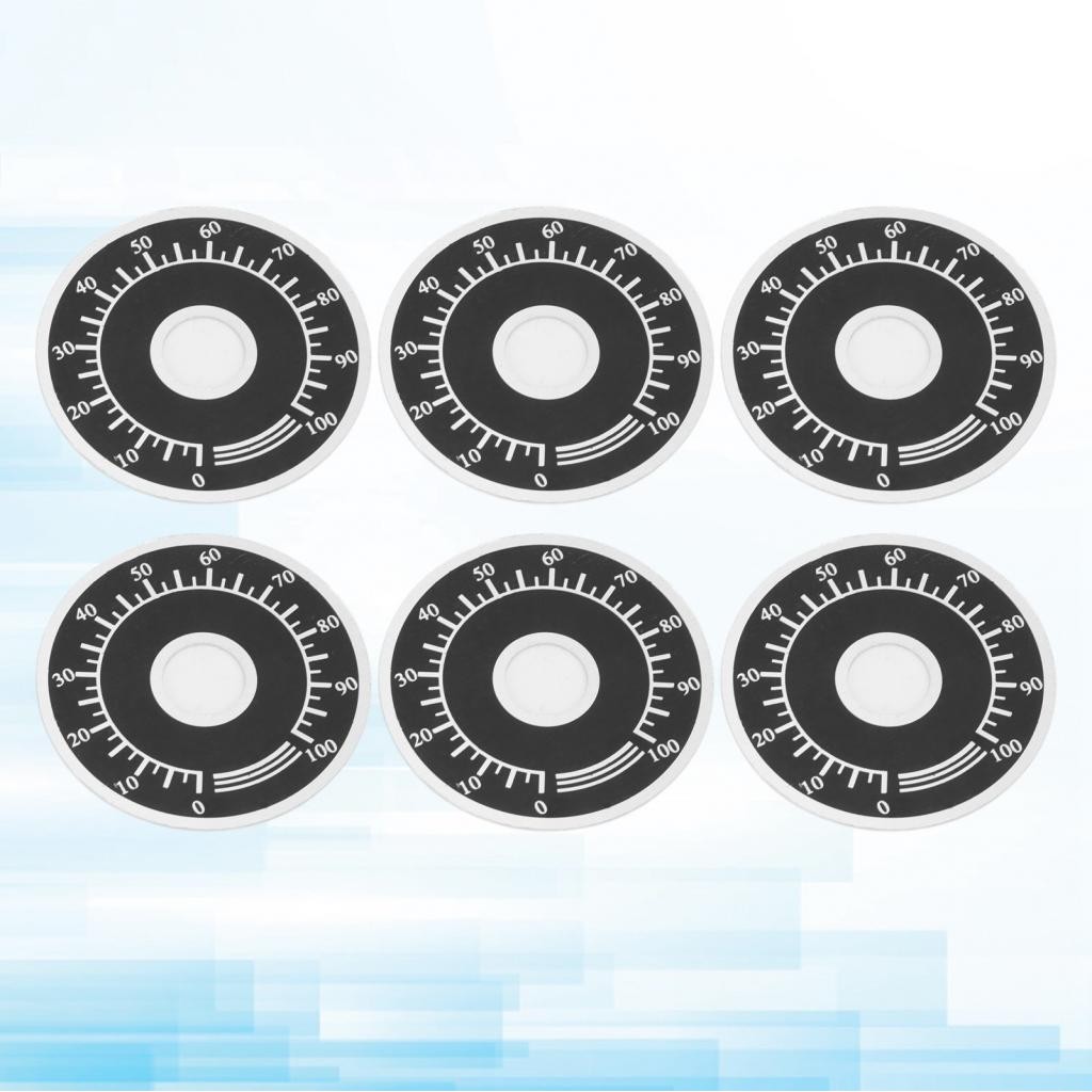 Sinhopsa Dial Plate Plates Scale Sheet 0-100 200Pcs For Rheostat ...