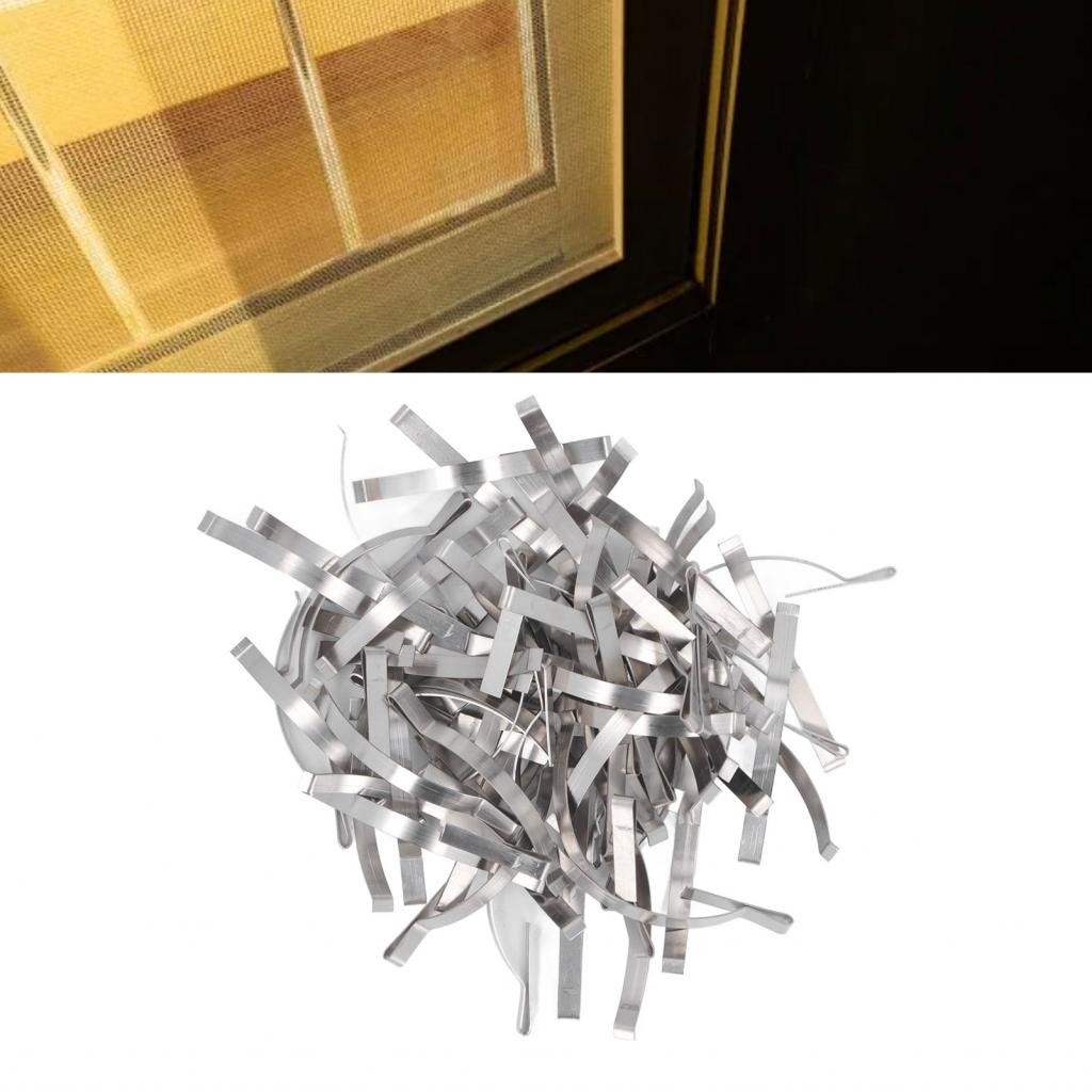 Jijaka 60Pcs Window Screen Tension Spring Prevent Shaking Corner Mount ...